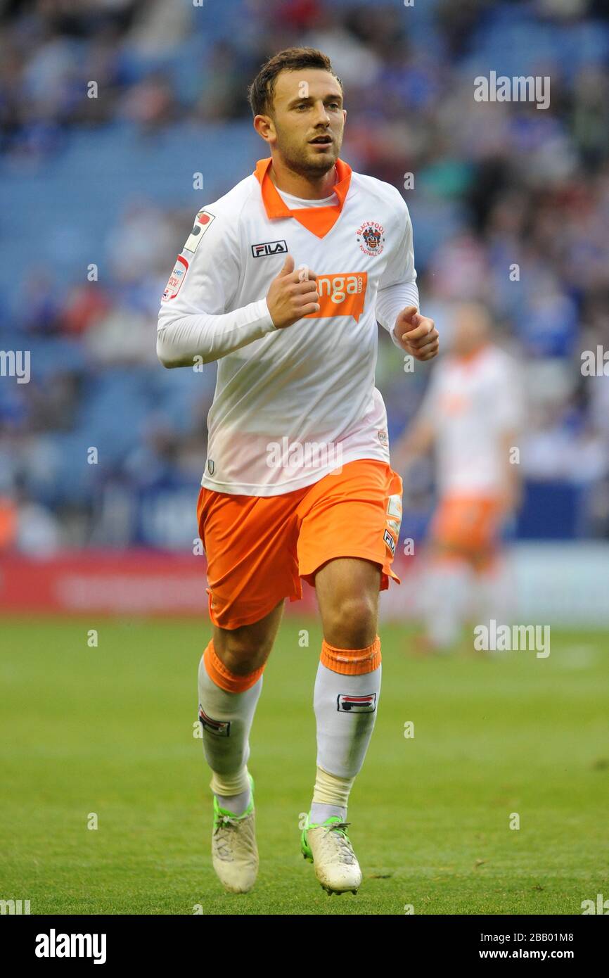 Neal Eardley, Blackpool Stock Photo - Alamy