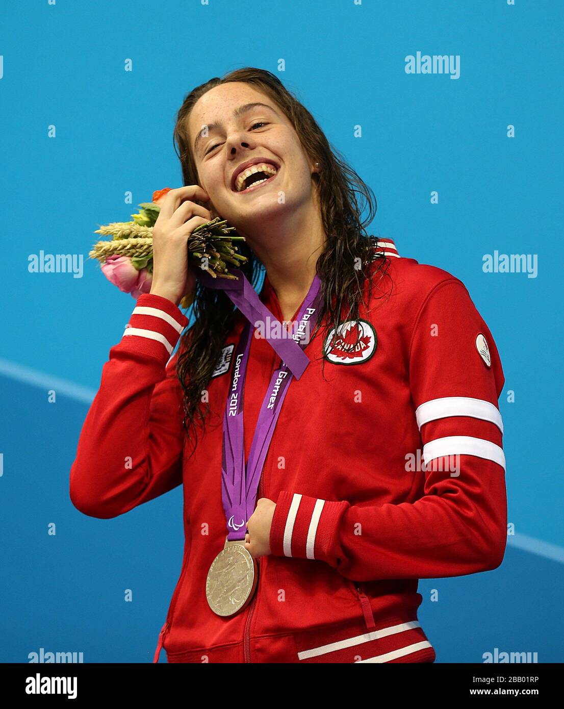 Silver Medalist Aurelie Rivard after the Women's 400m Freestyle - S10 ...