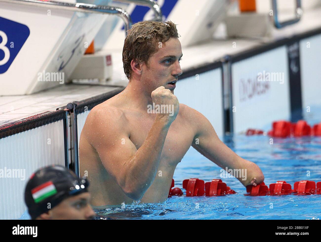 Australias matthew cowdrey winning gold medal in mens 50m freestyle hi ...