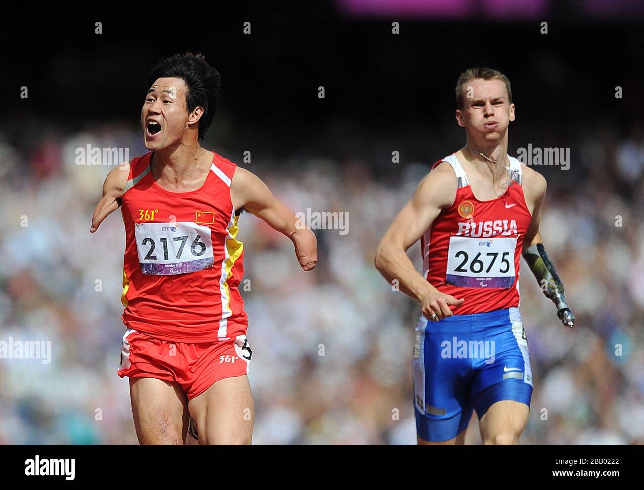 China's Xu Zhao celebrates winning his heat in round 1 of the Men's ...