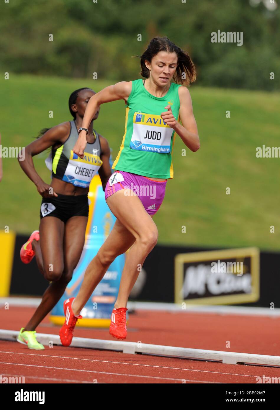Great Britain's Jessica Judd in action during the Women's 800m race at ...