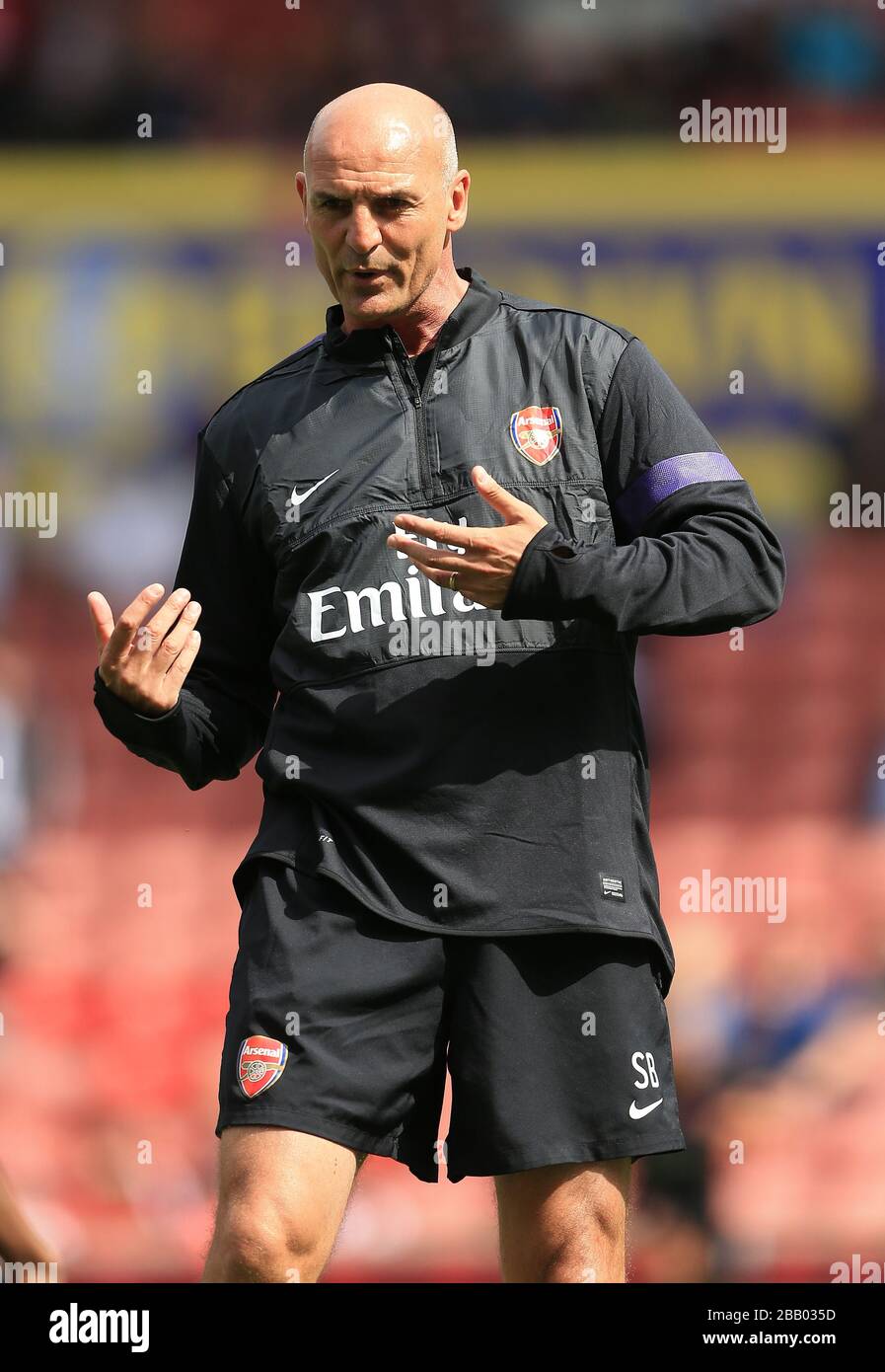 Arsenal's first team coach Steve Bould Stock Photo - Alamy
