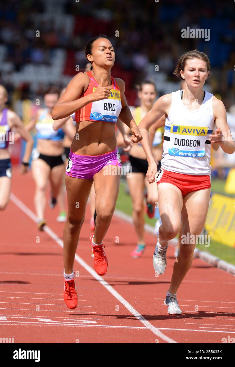 Great Britain's Tara Bird wins the 800m Women race from Great Britain's ...