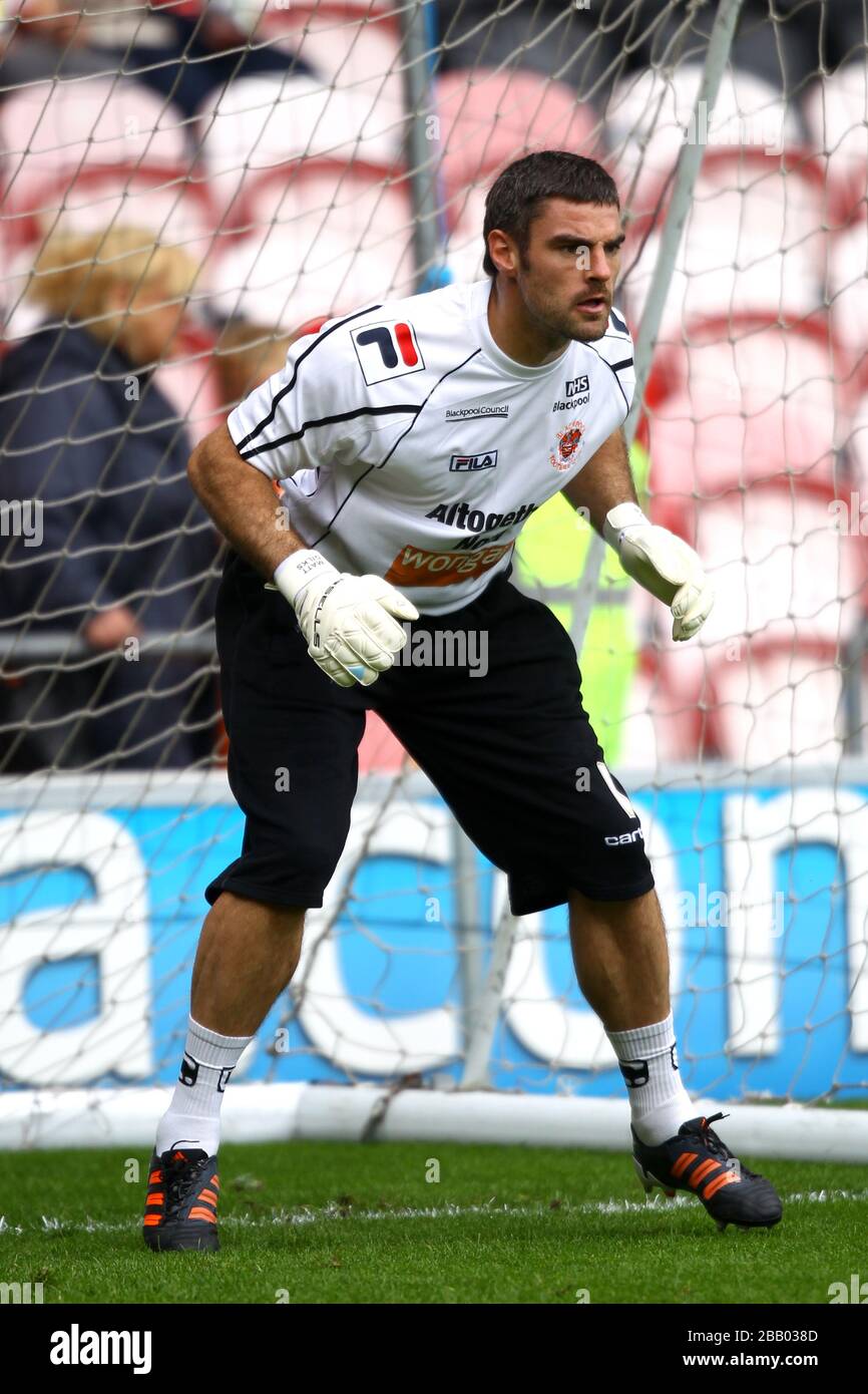 Matthew Gilks, Blackpool goalkeeper Stock Photo - Alamy