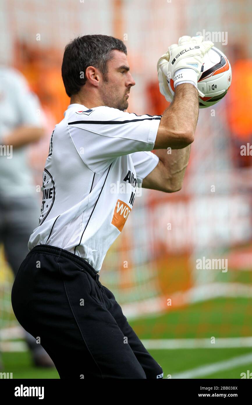 Matthew Gilks, Blackpool goalkeeper Stock Photo - Alamy