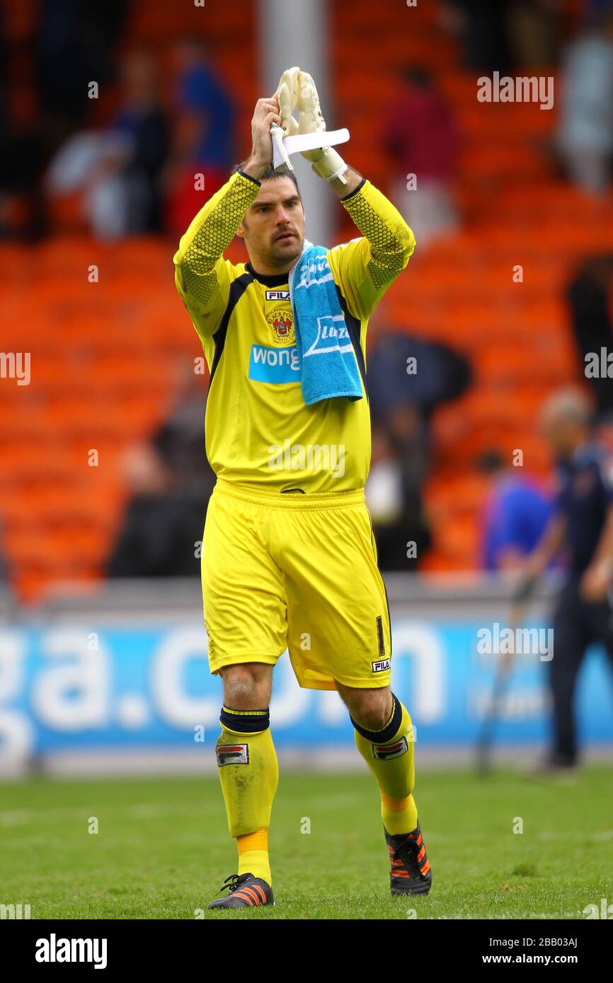 Matthew Gilks, Blackpool goalkeeper Stock Photo - Alamy