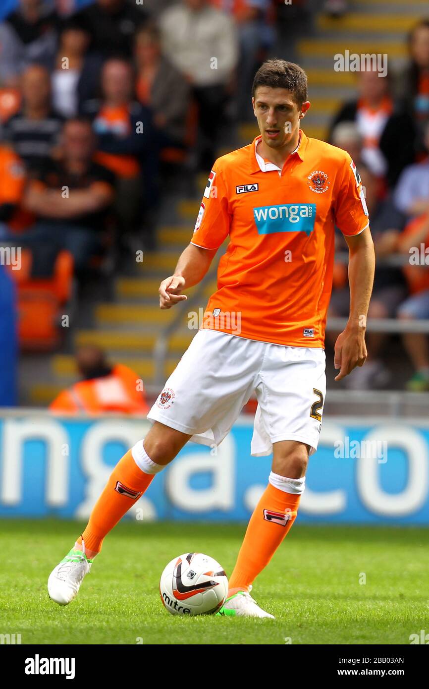 Craig Cathcart, Blackpool Stock Photo - Alamy