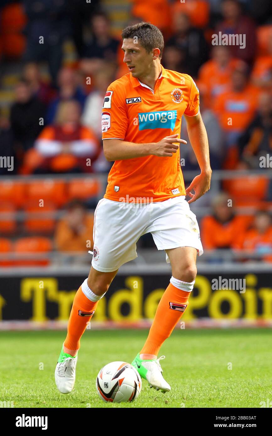 Craig Cathcart, Blackpool Stock Photo - Alamy