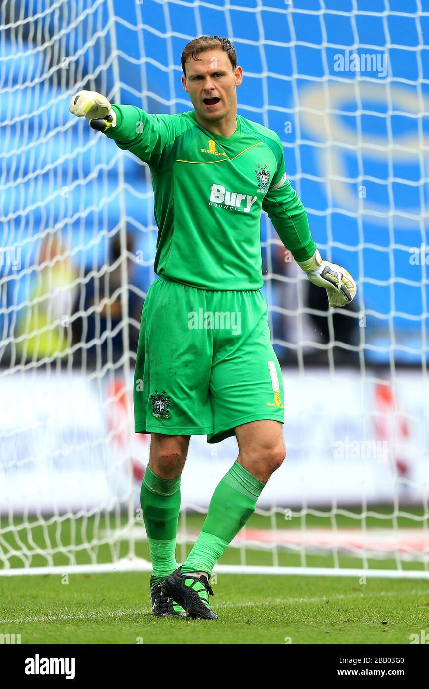 Bury goalkeeper Trevor Carson Stock Photo - Alamy