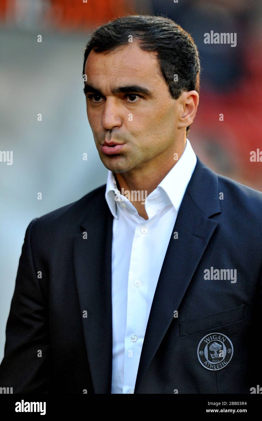 Roberto Martinez, Wigan Athletic manager Stock Photo - Alamy