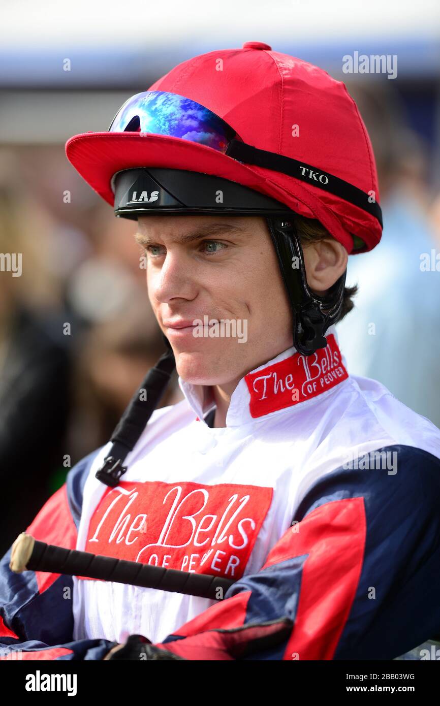 Mr David Henry Dunsdon prior to his ride on The Bells O Peover in the ...