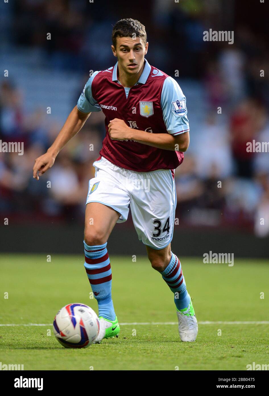 Aston Villa's Matthew Lowton Stock Photo - Alamy