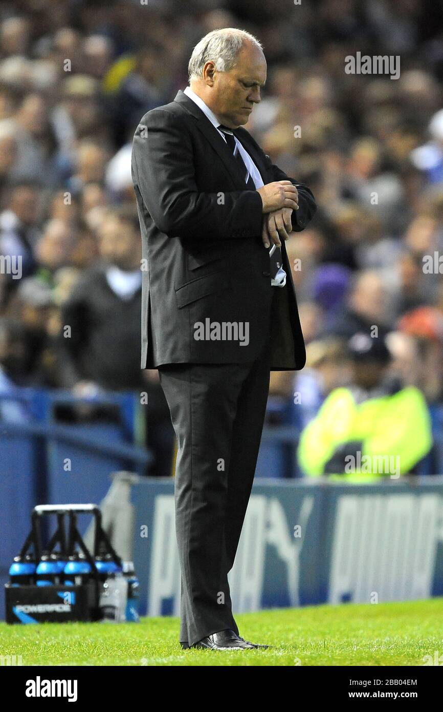 Fulham manager Martin Jol Stock Photo - Alamy
