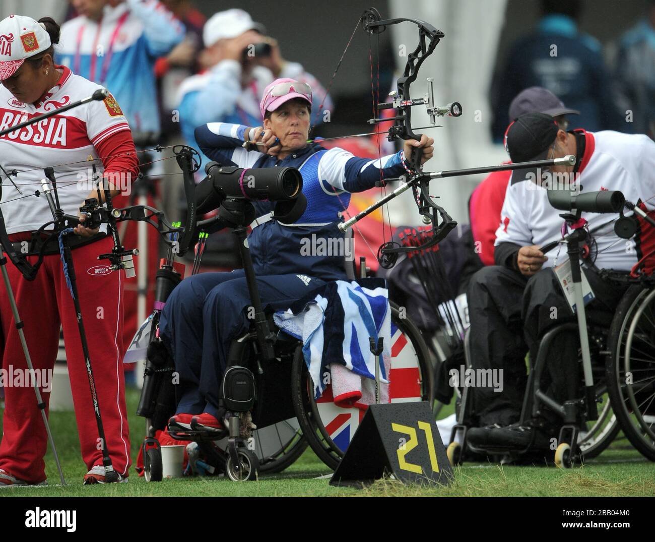 Great Britain's Pippa Britton competes during the Women's Individual ...