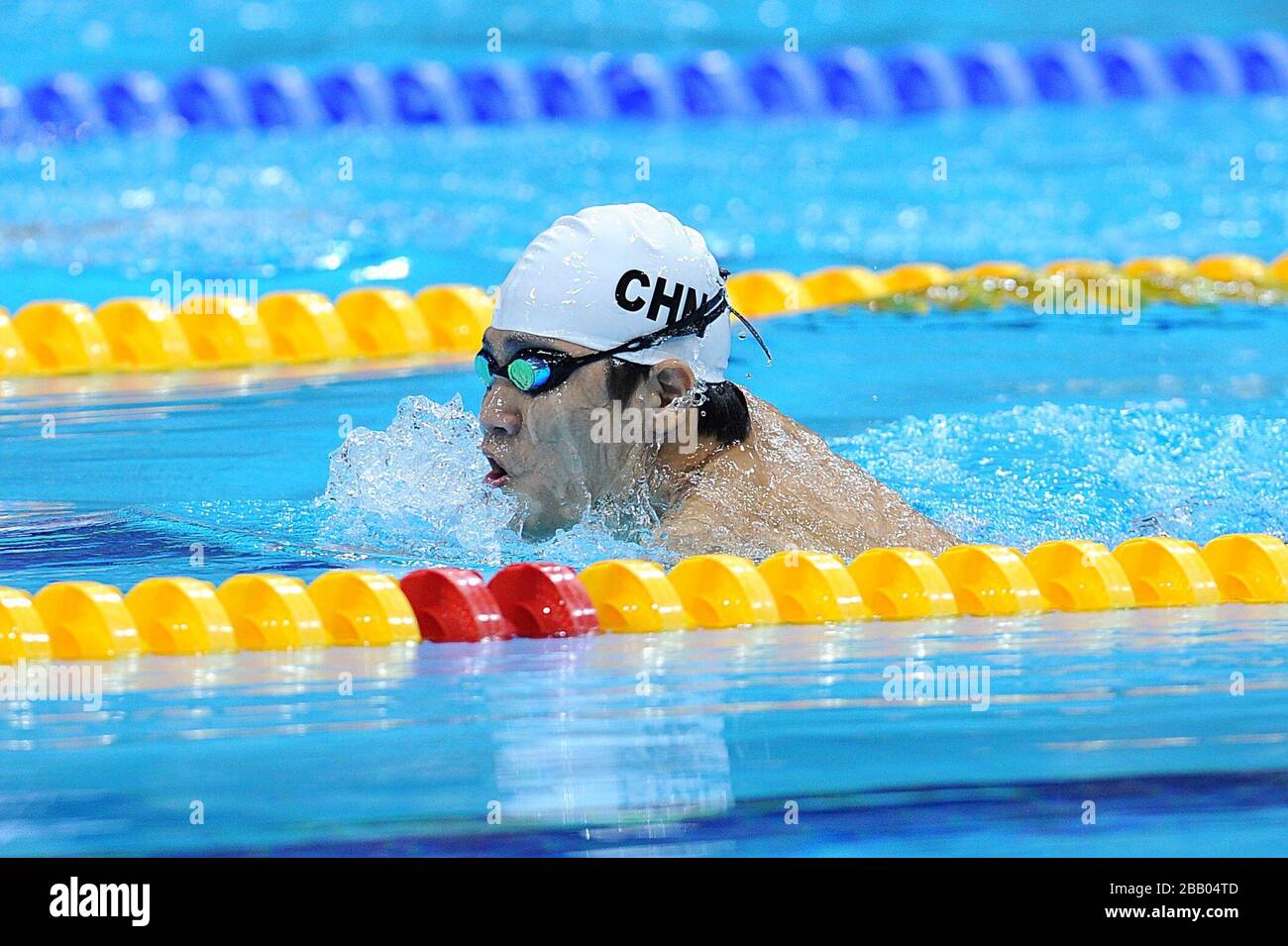 China's Jianping Du in action during the Men's 50m Breaststroke - SB2 ...