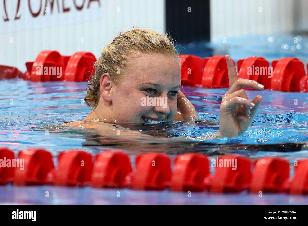 USA's Jessica Long celebrates winning the Women's 400m Freestyle - S8 ...