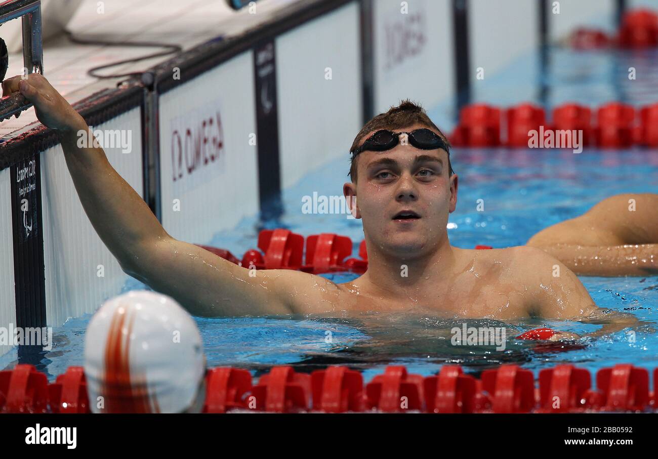 Great Britain's Sam Hynd during the men's 400m freestyle S8 heat 1 at the aquatics centre Stock ...