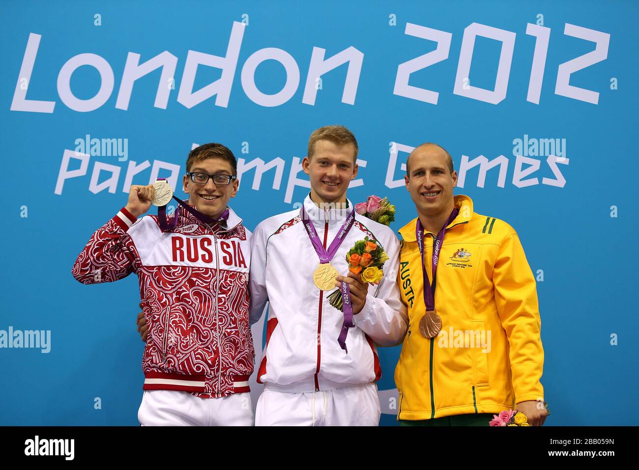 Paralympics mid length half gold medal celebration hi-res stock ...