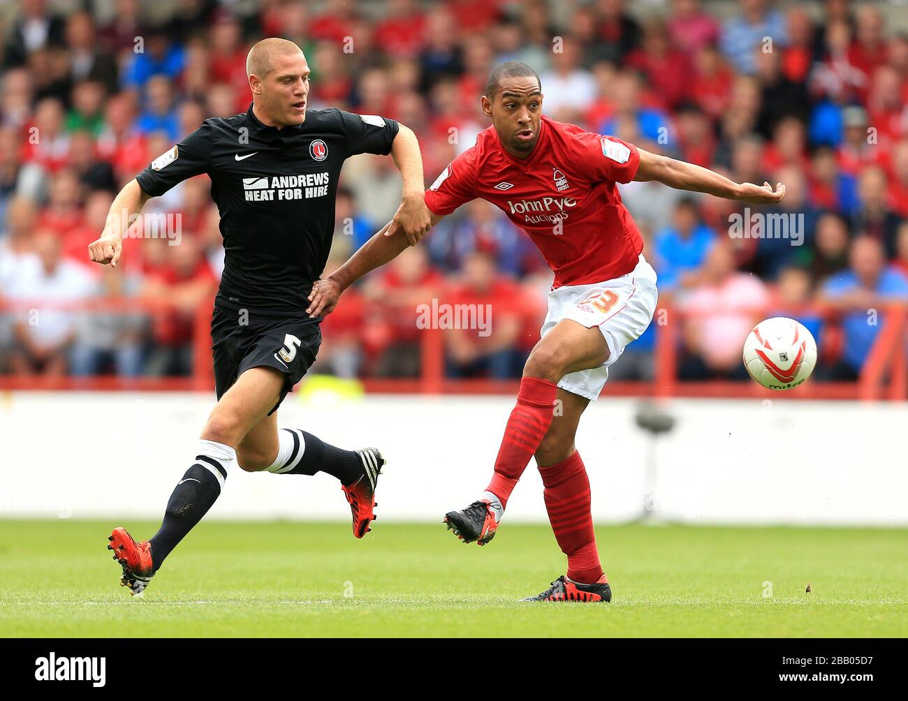 Charlton athletics michael morrison in action hi-res stock photography ...