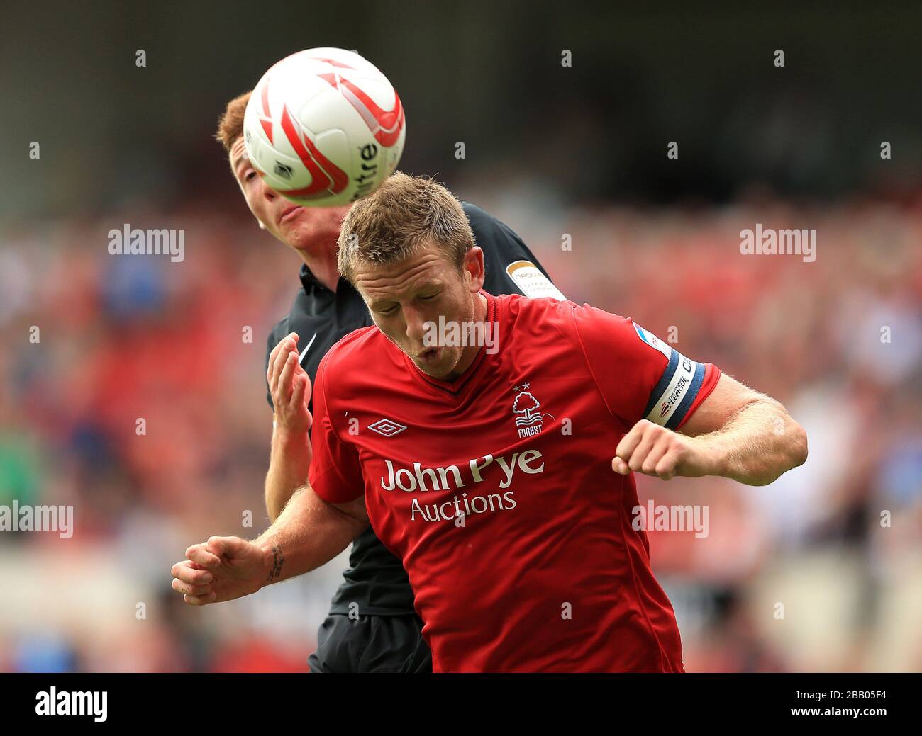 Nottingham Forest's Danny Collins (right) and Charlton Athletic's ...