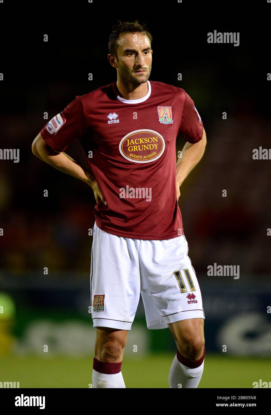 Northampton Town's Chris Hackett Stock Photo - Alamy