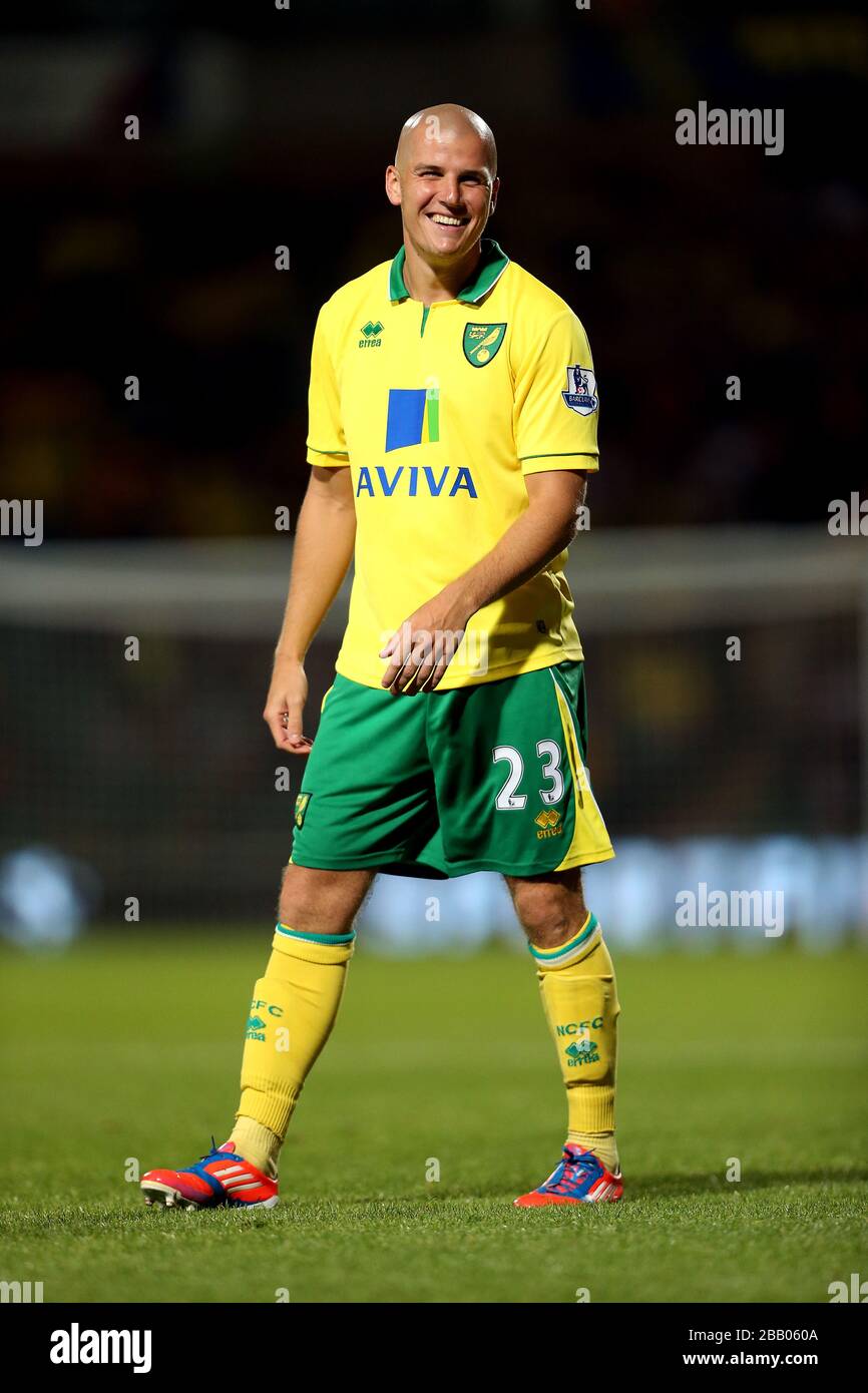 Norwich City's Marc Tierney in action Stock Photo - Alamy