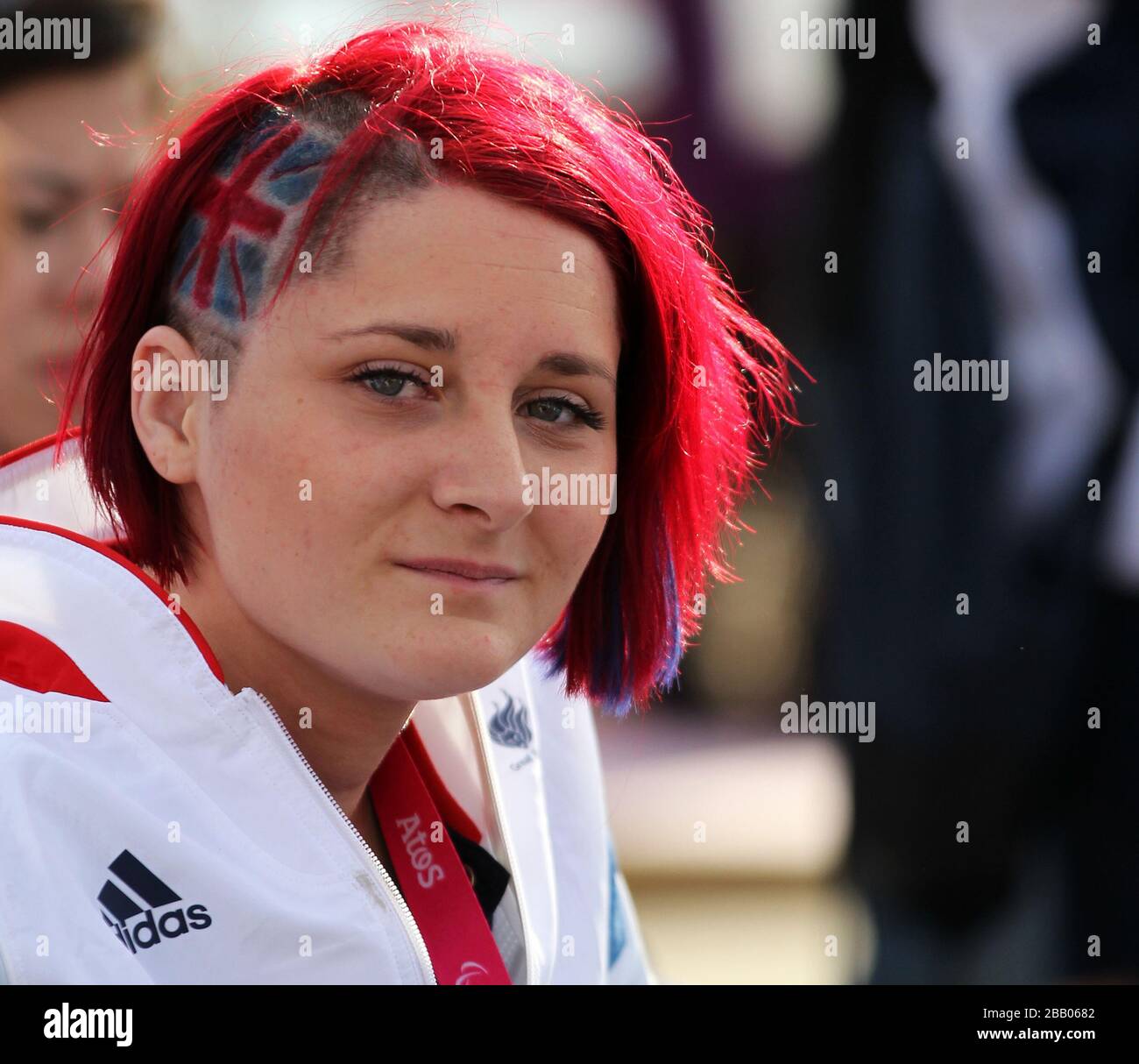 Great Britain's Kylie Grimes during the welcome ceremony at the athlete ...