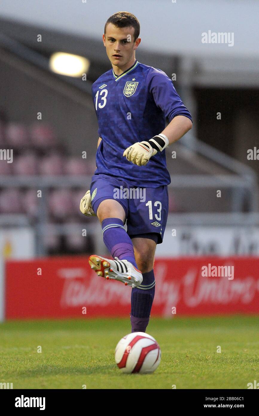 Callum Burton, England U17 Stock Photo - Alamy