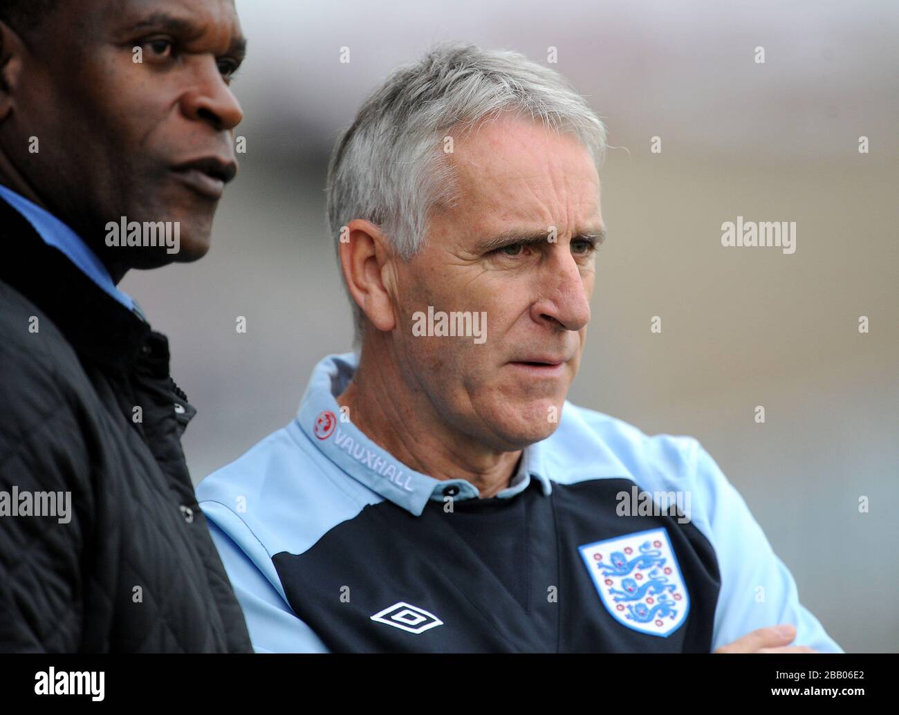 John Peacock, England U17's coach Stock Photo - Alamy