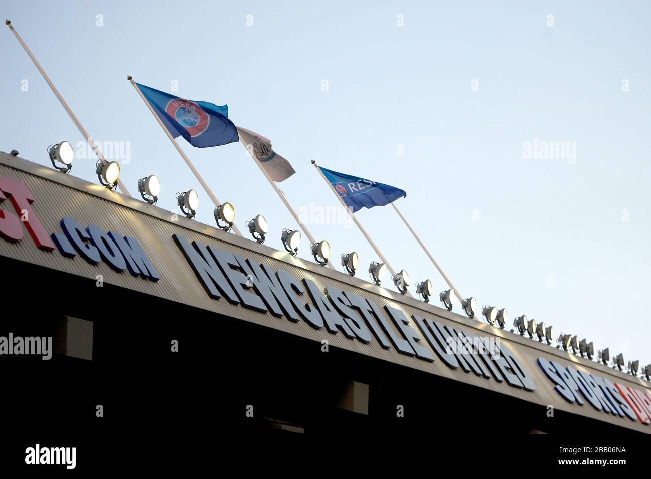 General view of Newcastle United's ground, the Sports Direct Arena ...