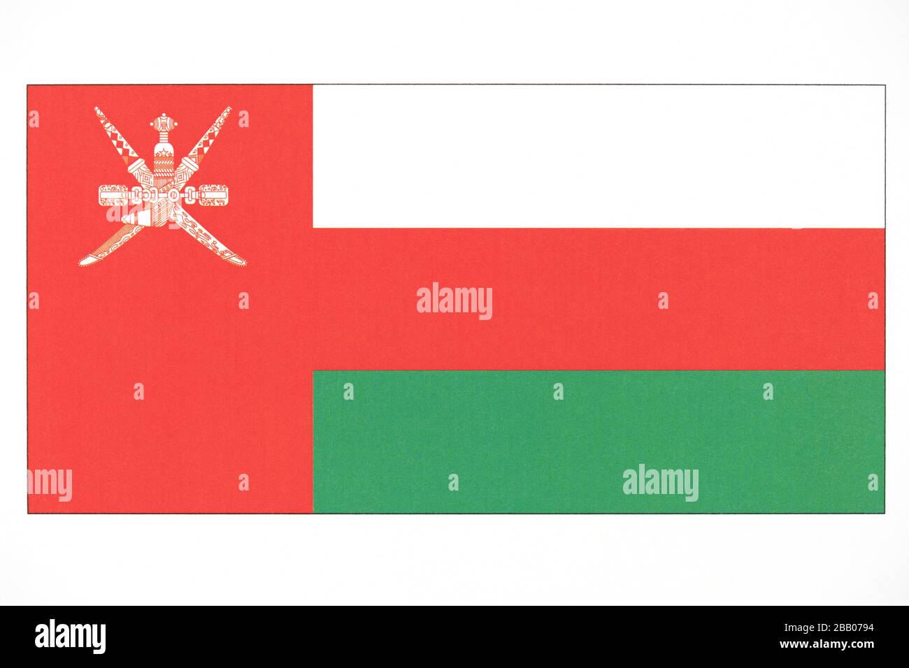 National flag of Oman Stock Photo - Alamy