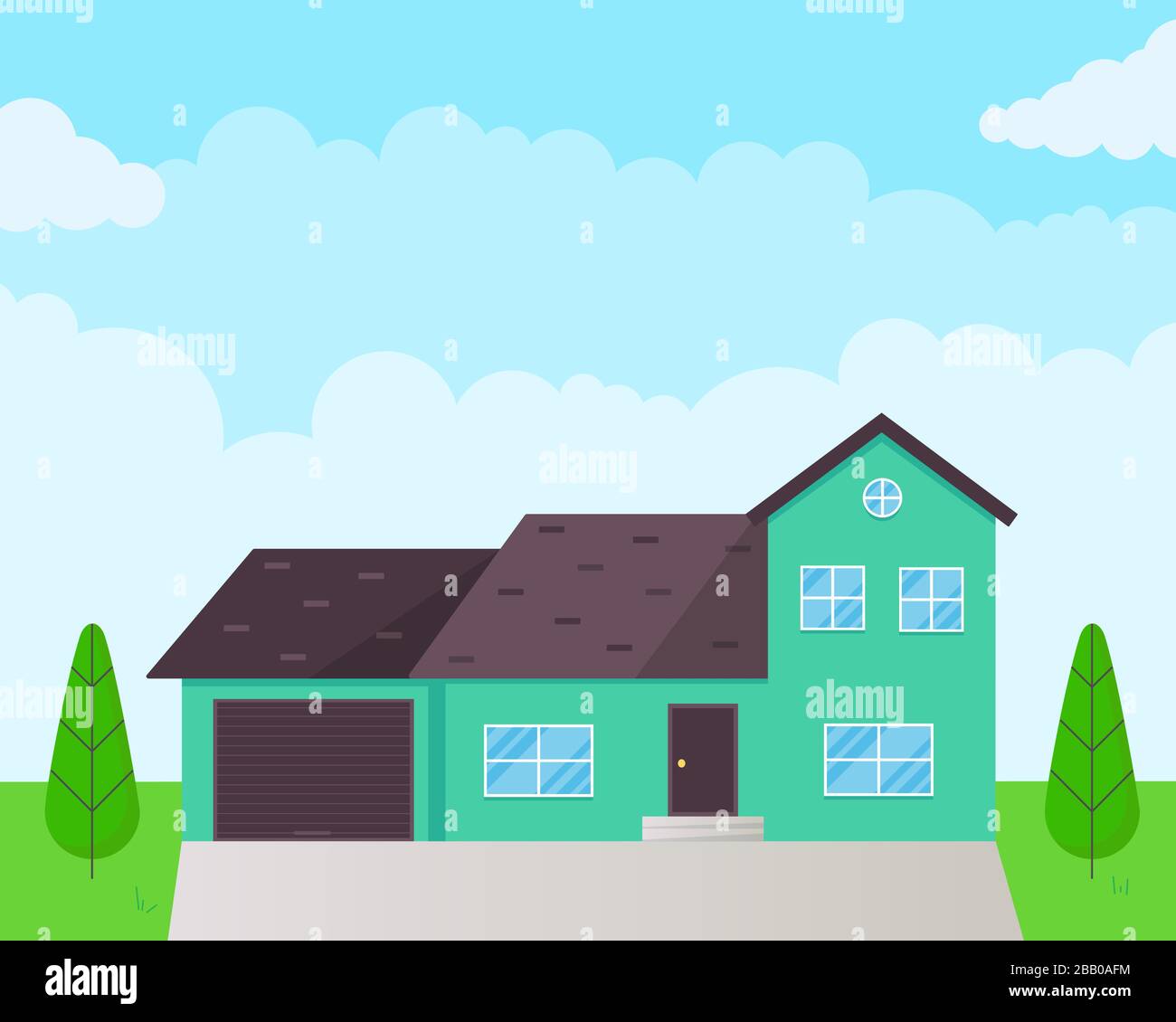 Windows and tree shadows Stock Vector Images - Alamy