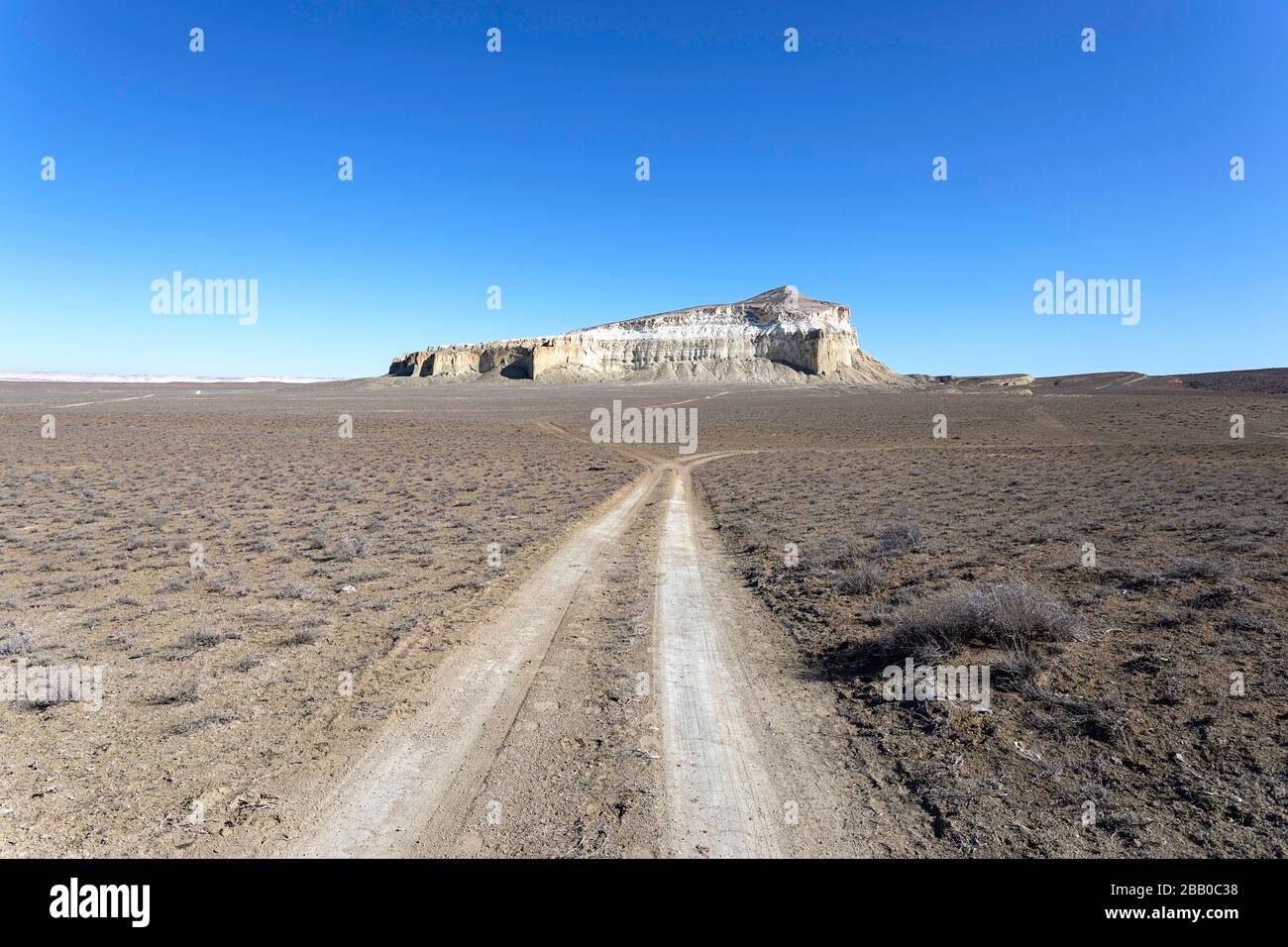 Lion rock - rock formations at Caspian Depression desert, Aktau ...