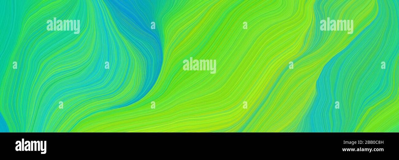energy decorative waves background with moderate green, light sea green ...