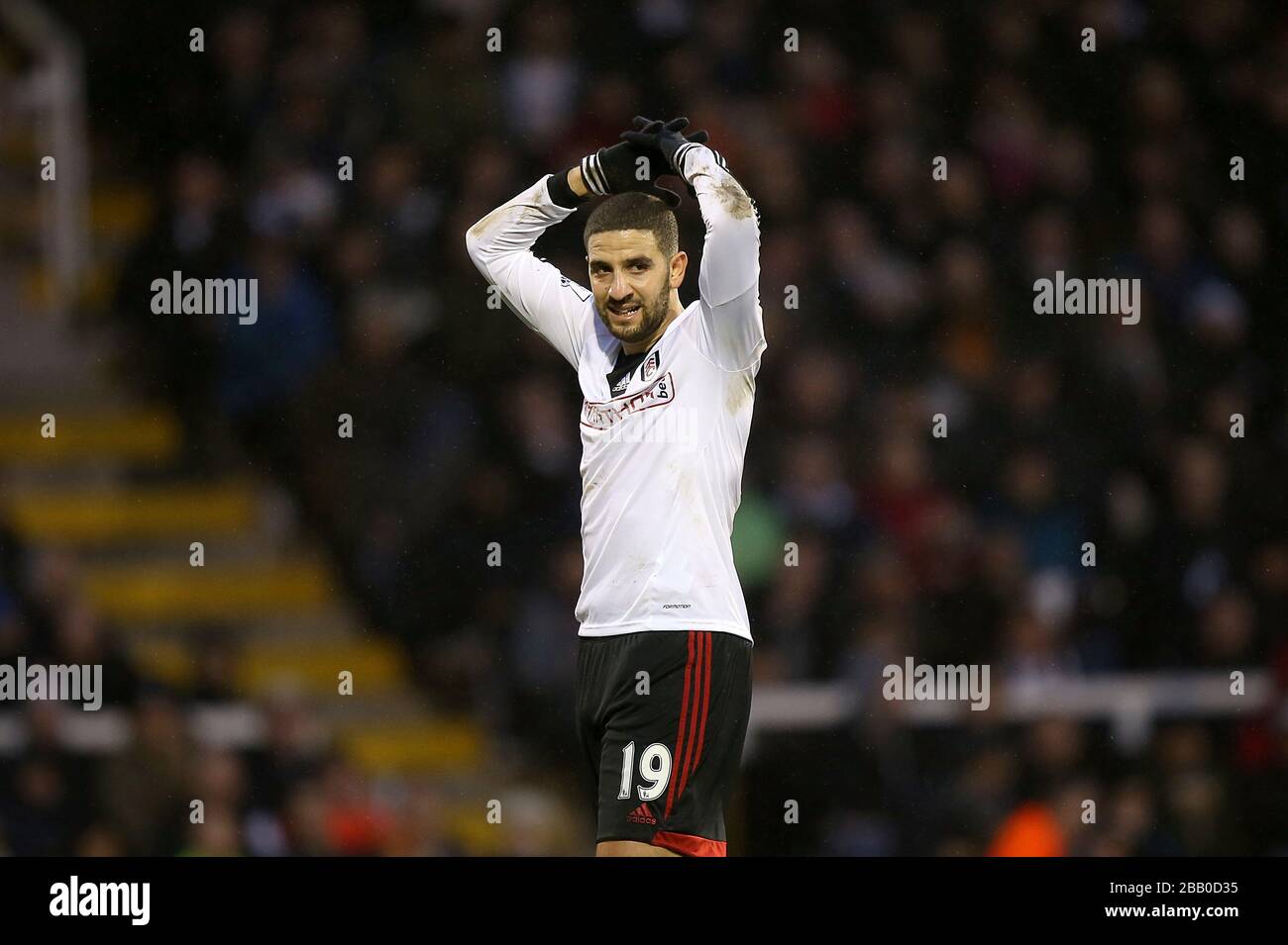Fulham's Adel Taarabt reacts Stock Photo - Alamy