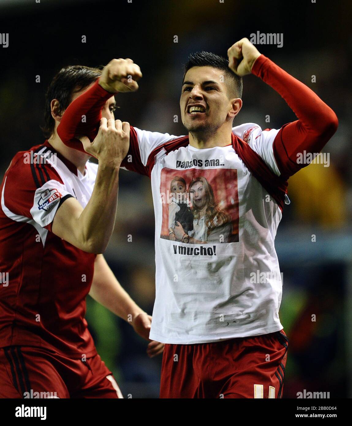 Middlesbroughs emmanuel ledesma celebrates scoring the first goal hi ...