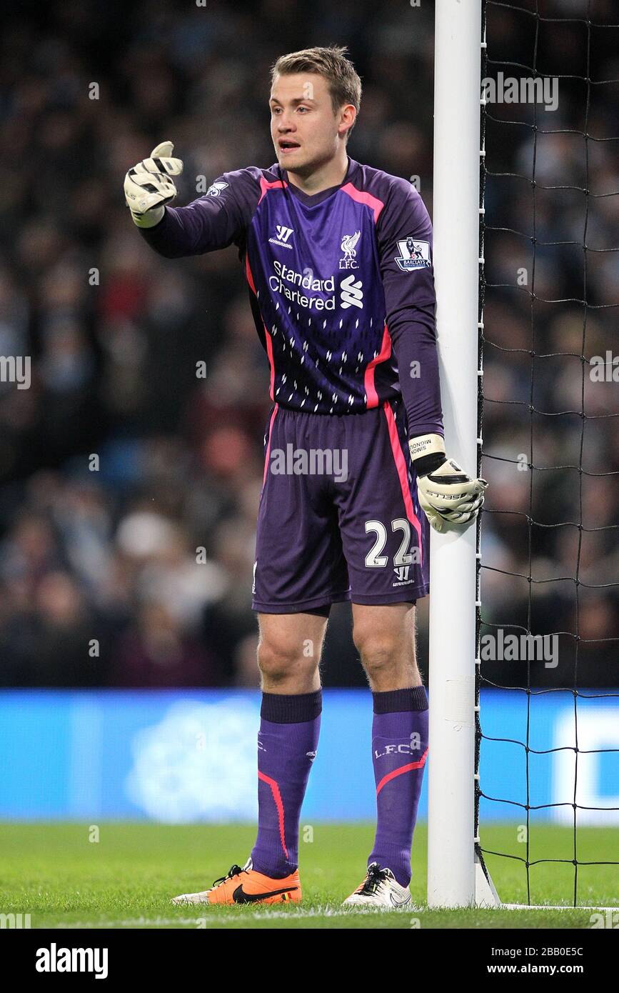 Simon Mignolet, Liverpool goalkeeper Stock Photo - Alamy