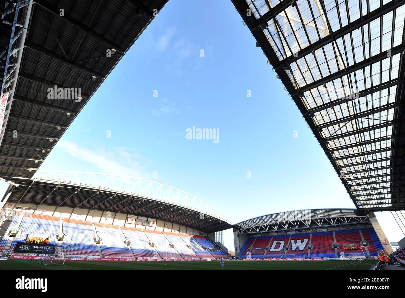 General view of the DW Stadium Stock Photo - Alamy