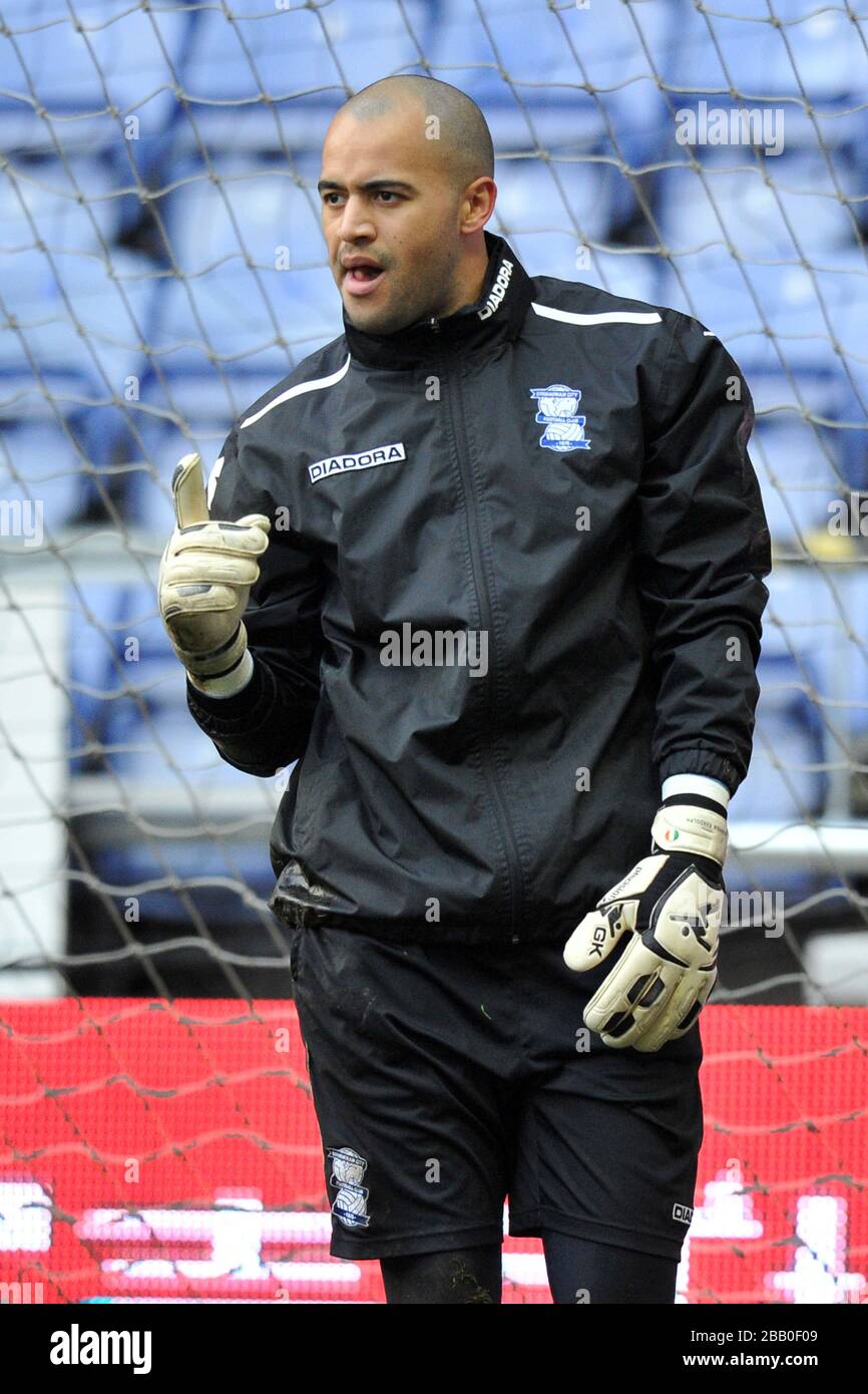Darren Randolph, Birmingham City goalkeeper Stock Photo - Alamy