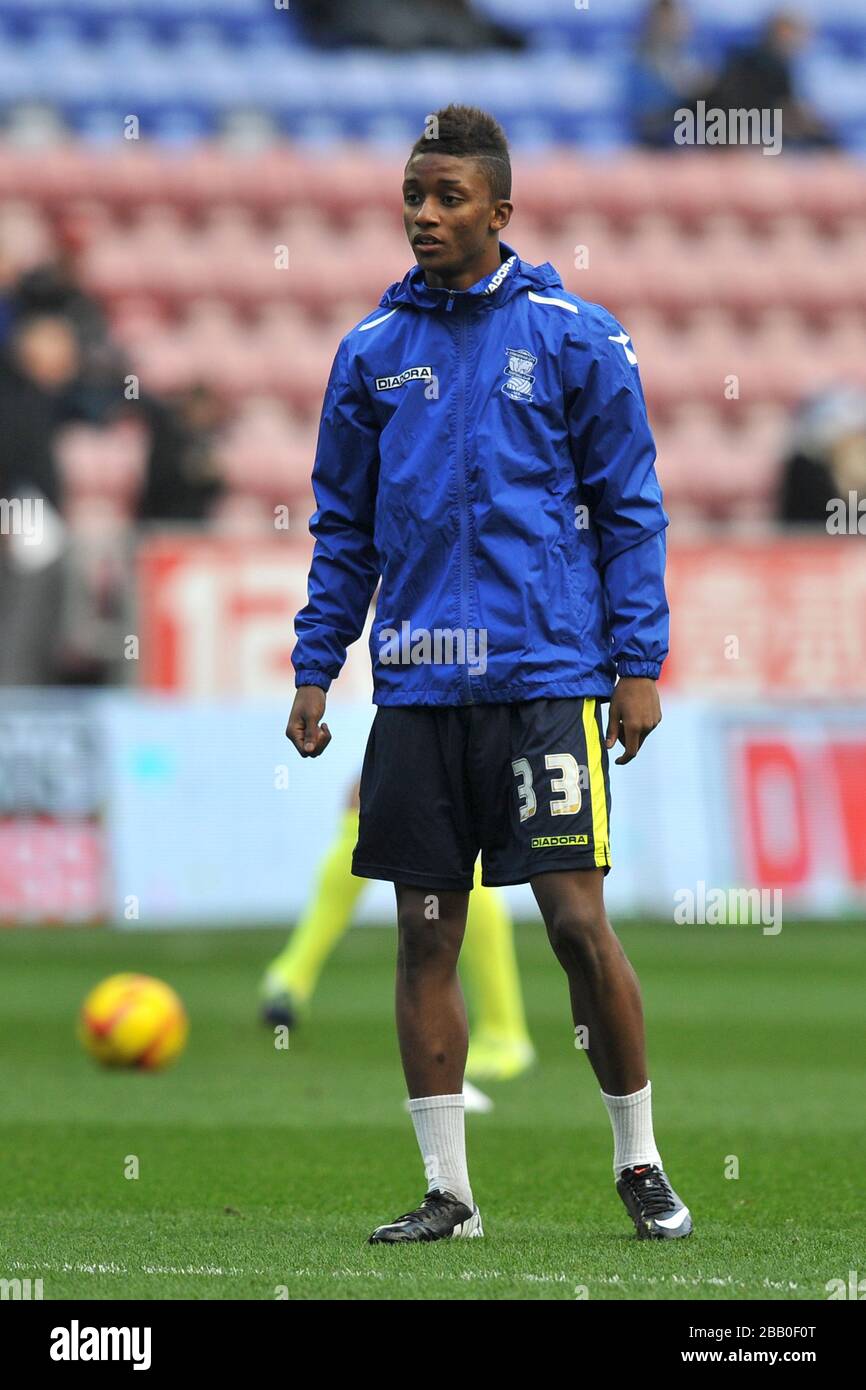 Demarai Gray, Birmingham City Stock Photo - Alamy