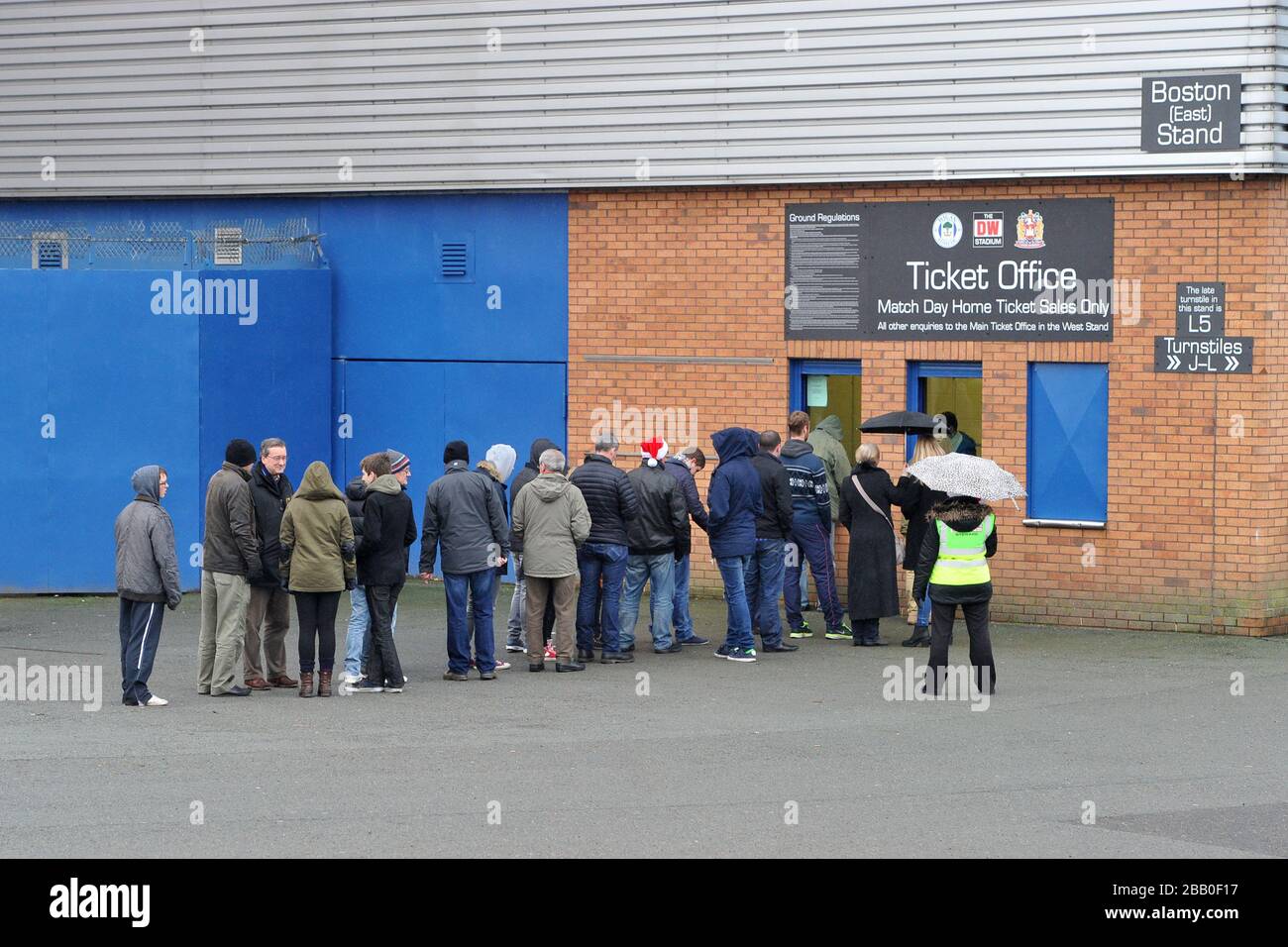 Ticket office view football hi-res stock photography and images - Alamy