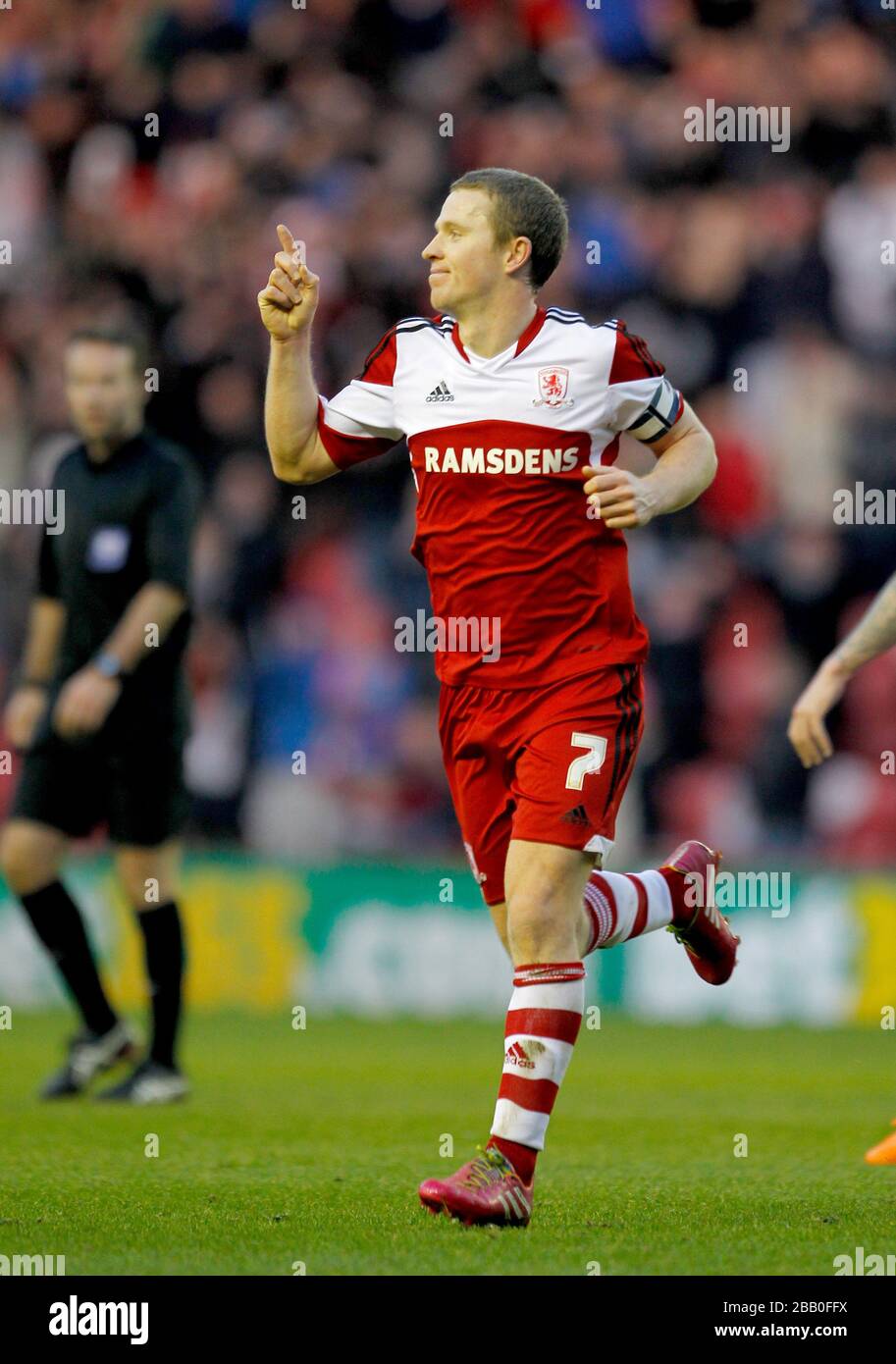 Middlesbroughs grant leadbitter celebrates hi-res stock photography and ...