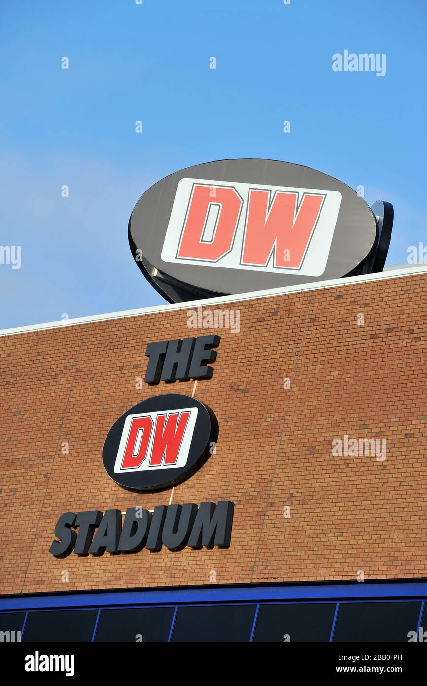 General view of the DW Stadium Stock Photo - Alamy