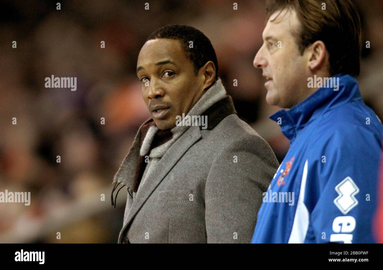 Paul Ince, Blackpool manager Stock Photo - Alamy