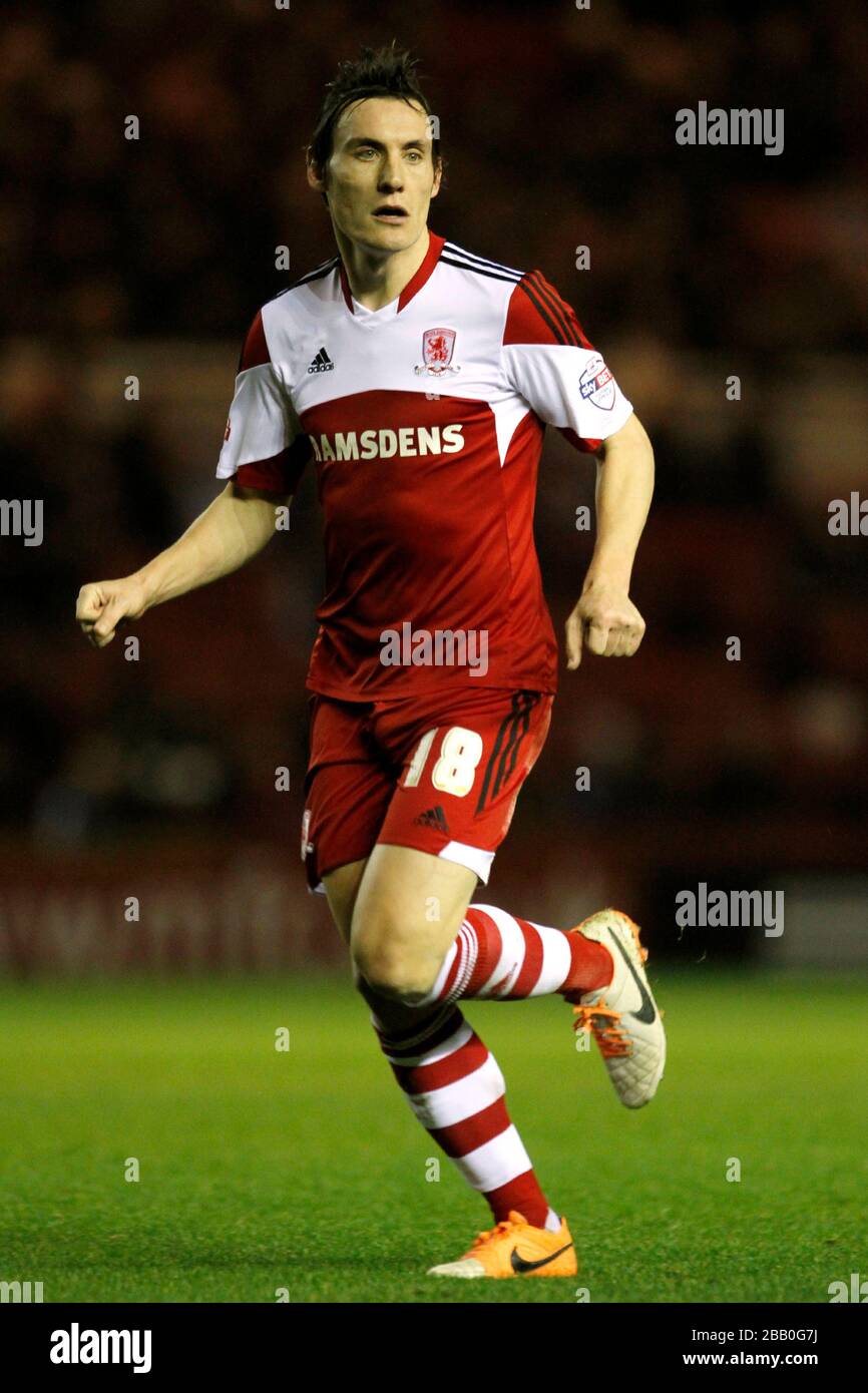 Dean Whitehead, Middlesbrough Stock Photo - Alamy