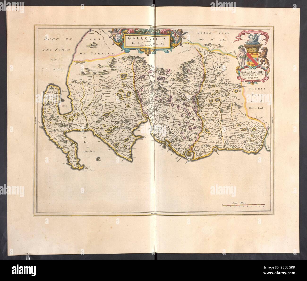 Map of galloway hi-res stock photography and images - Alamy