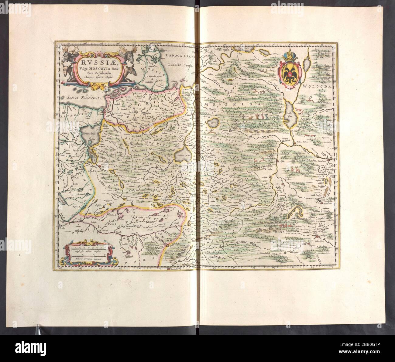 Moscovia map hi-res stock photography and images - Alamy