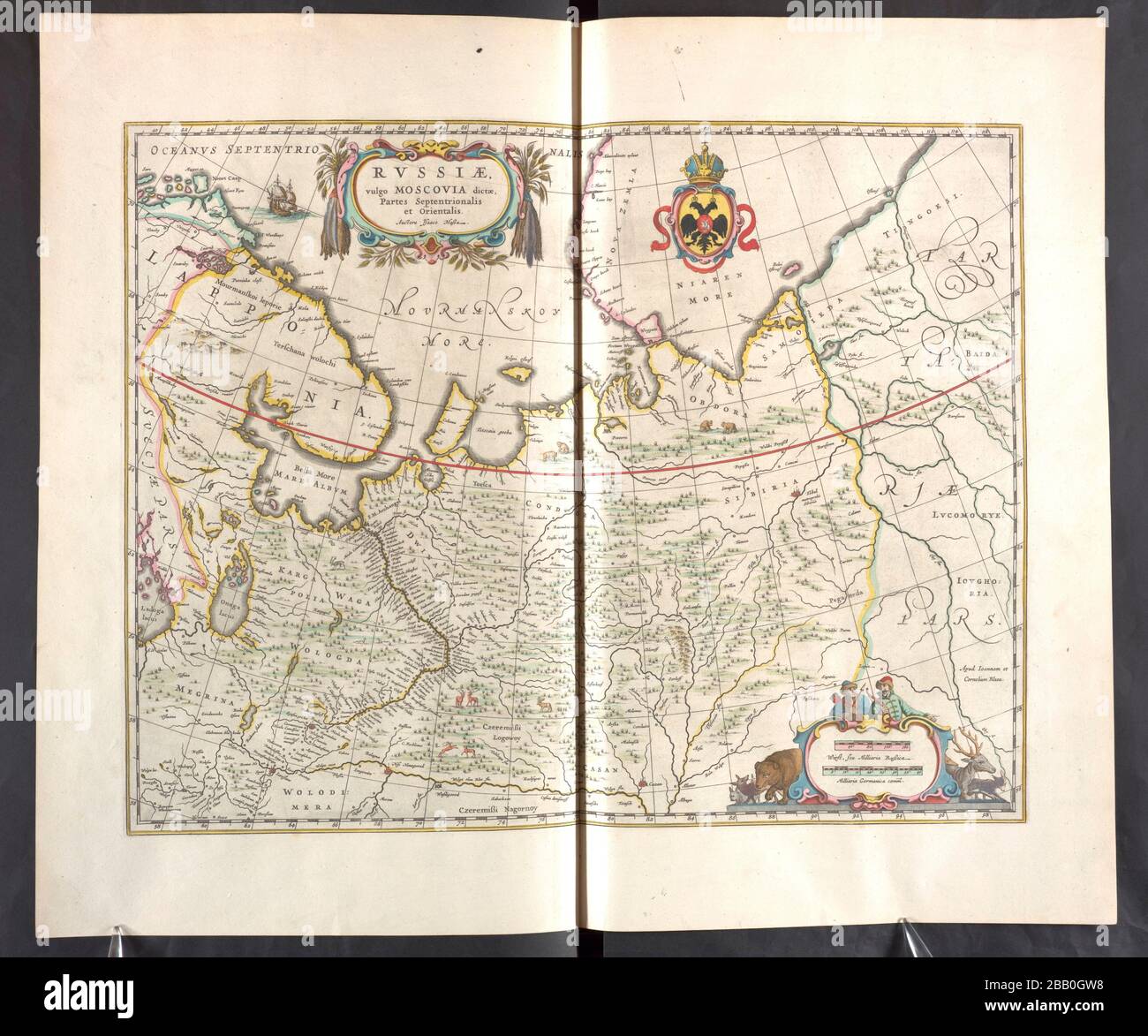 Moscovia map hi-res stock photography and images - Alamy