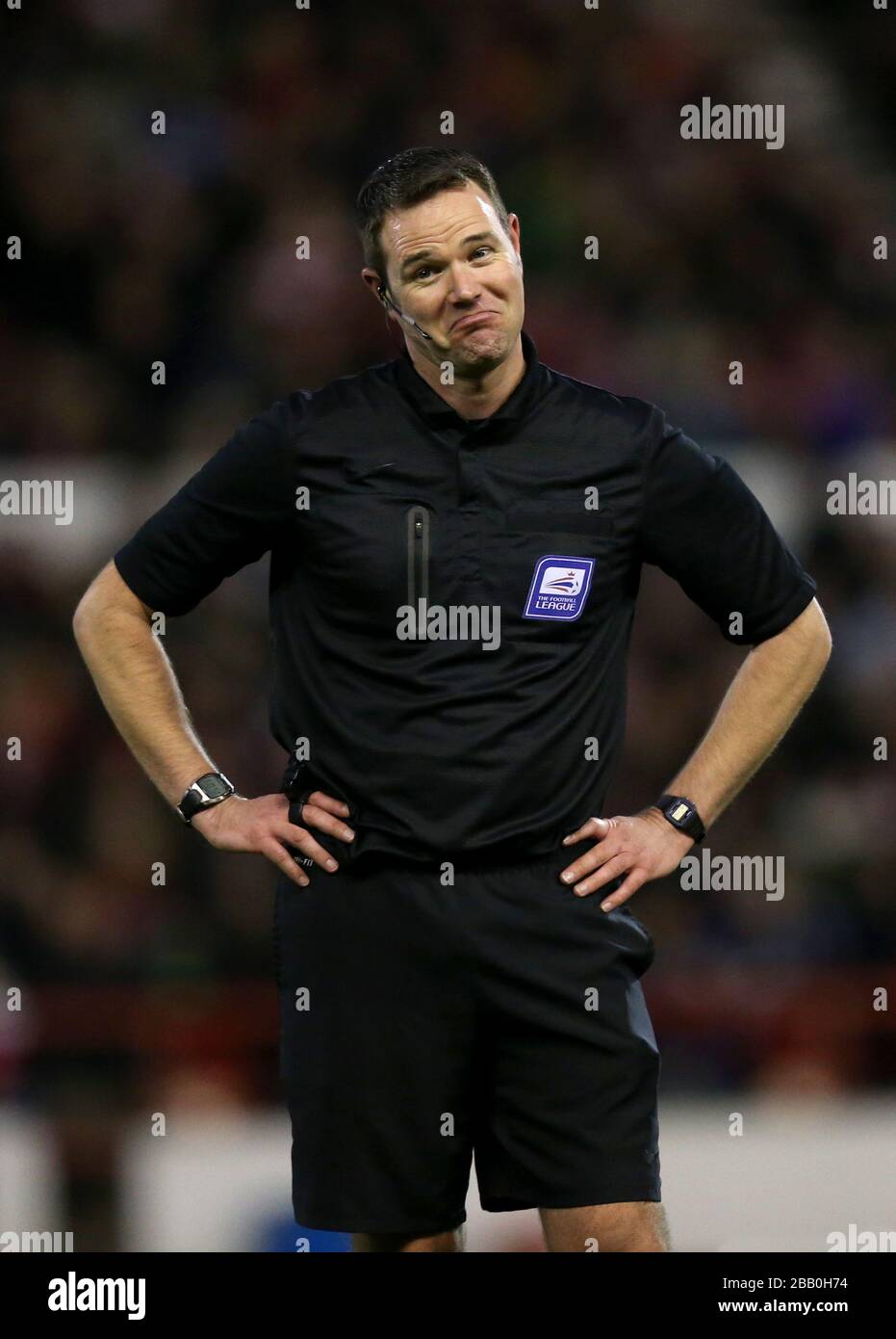 Referee James Linington Stock Photo - Alamy