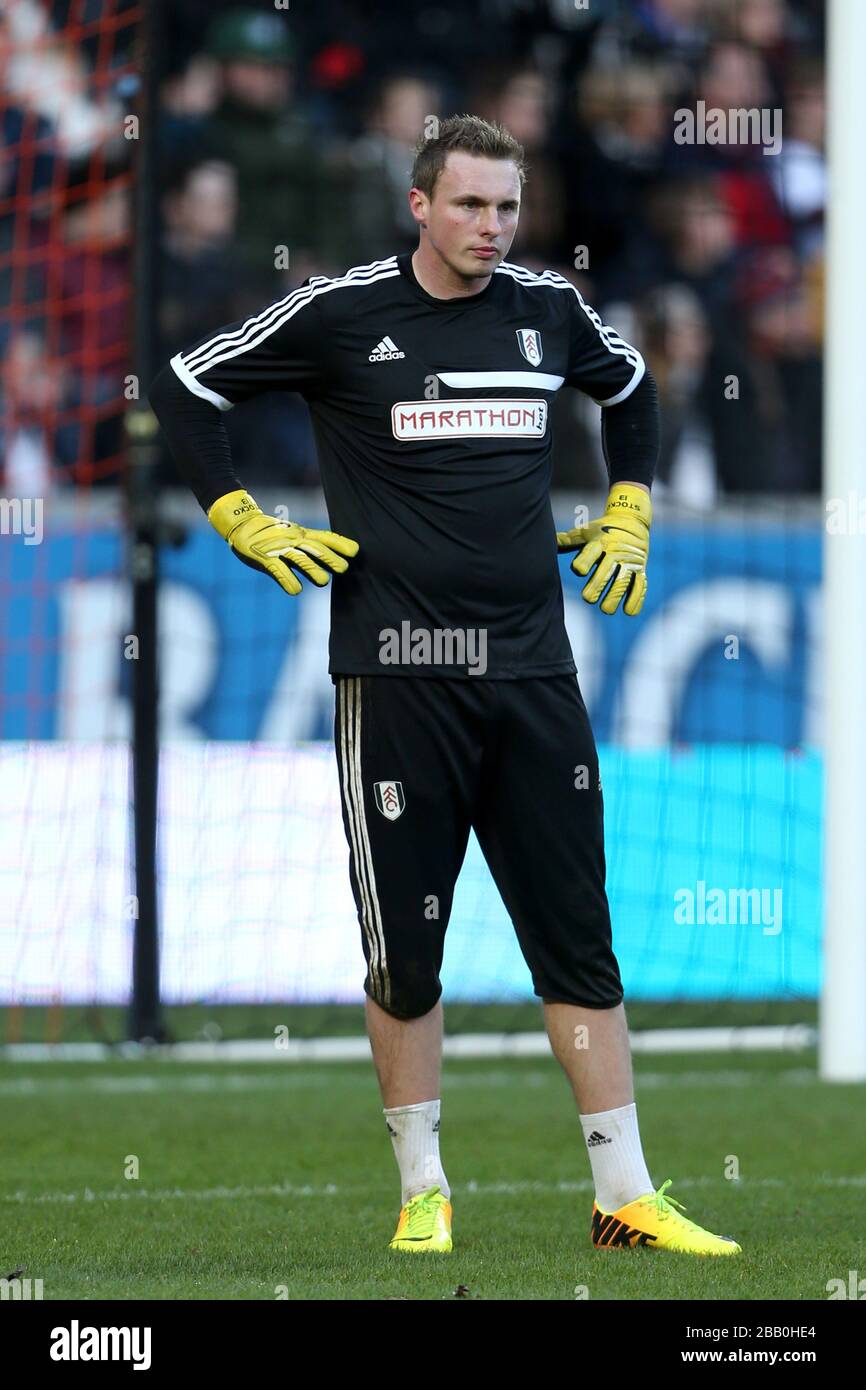 David Stockdale, Fulham goalkeeper Stock Photo - Alamy